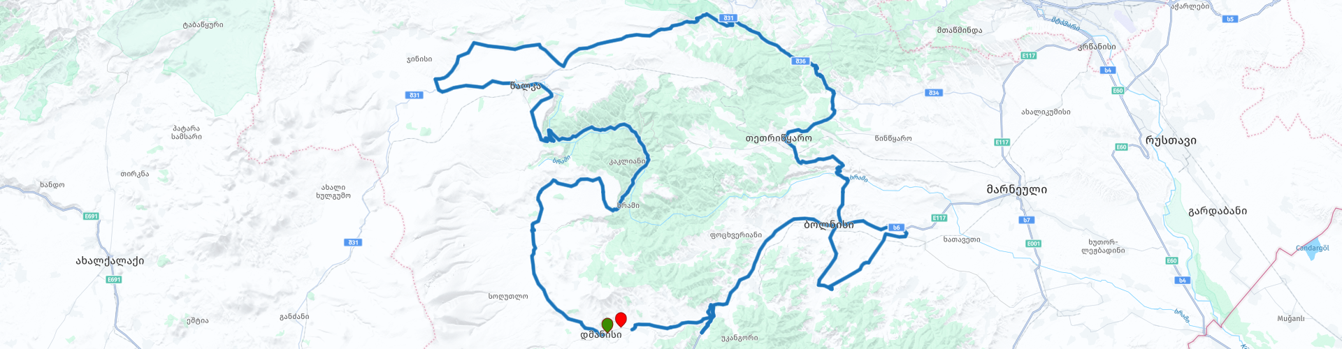 Georgia from Dmanisi | The largest verified route archive thanks to ...