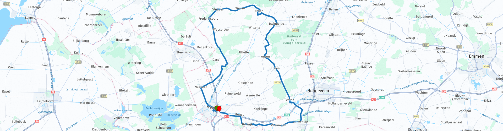 Drenthe ANWB Beek en Brink route – MyRoute-app: De #1 alles-in-een ...